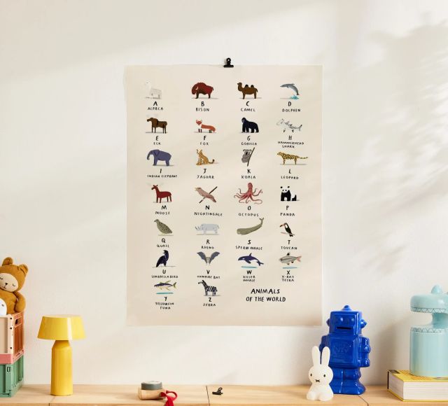 Alphabet des animaux de A à Z | JUNIQE