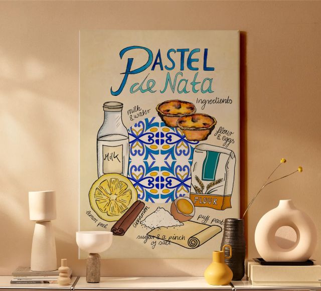 Pastel de Nata Poster | JUNIQE